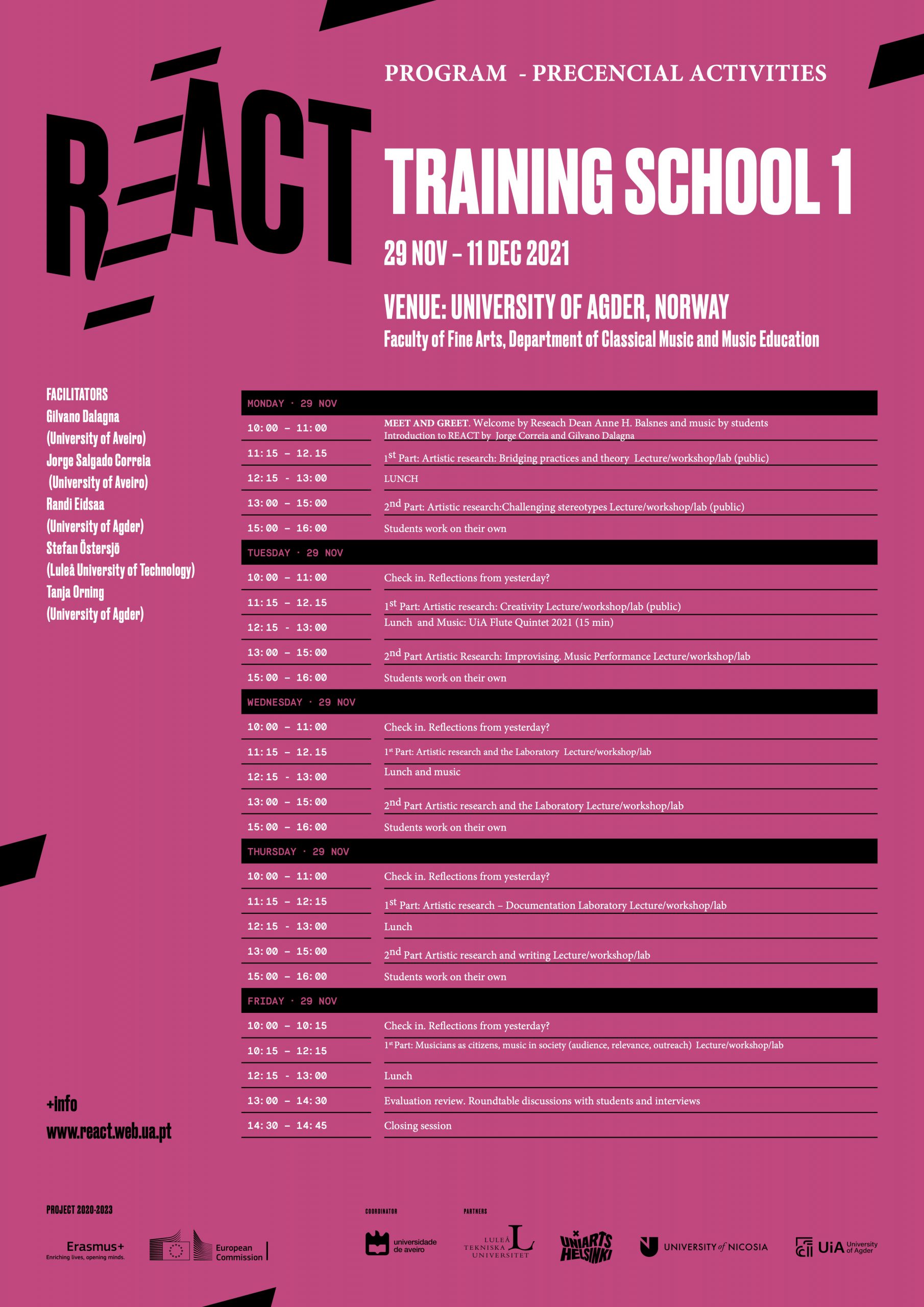 React training school 1